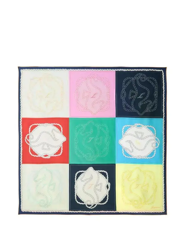 Jacquemus Hippocampe Scarf - Blue