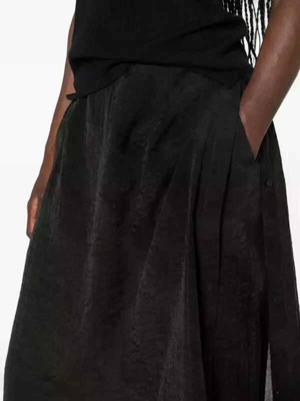 VIKTORIA CHAN Cilla Layered Button-detail Trousers