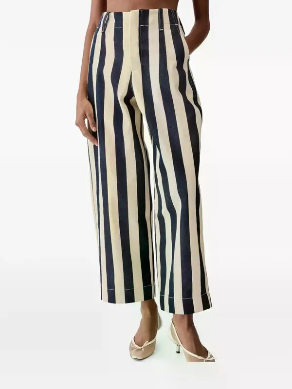 Jacquemus Parasol De-nîmes" Striped Denim Trousers