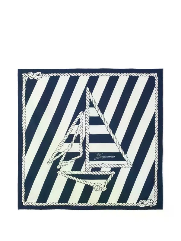 Jacquemus Bateau Corde Scarf - Blue