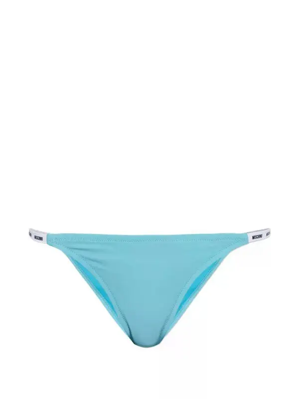 Moschino Detail Bikini Bottoms - Blue