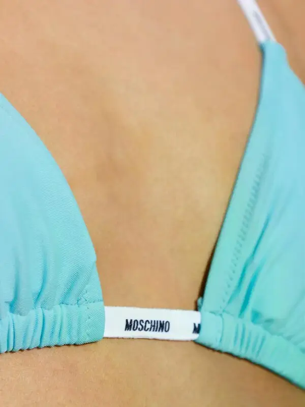 Moschino Detail Bikini Top