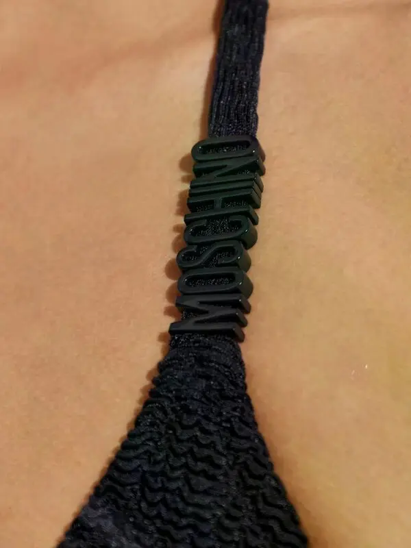 Moschino Detail Bikini Top