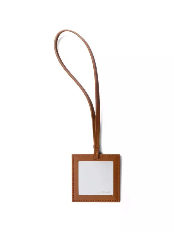 Jacquemus Mirror Charm Keyring - Brown