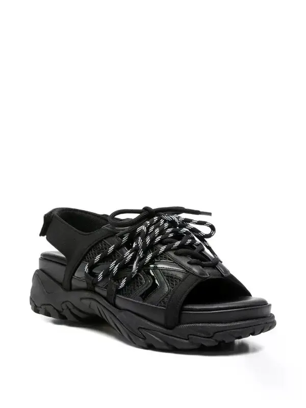 JUUN.J Lace-up Touch-strap Sandals