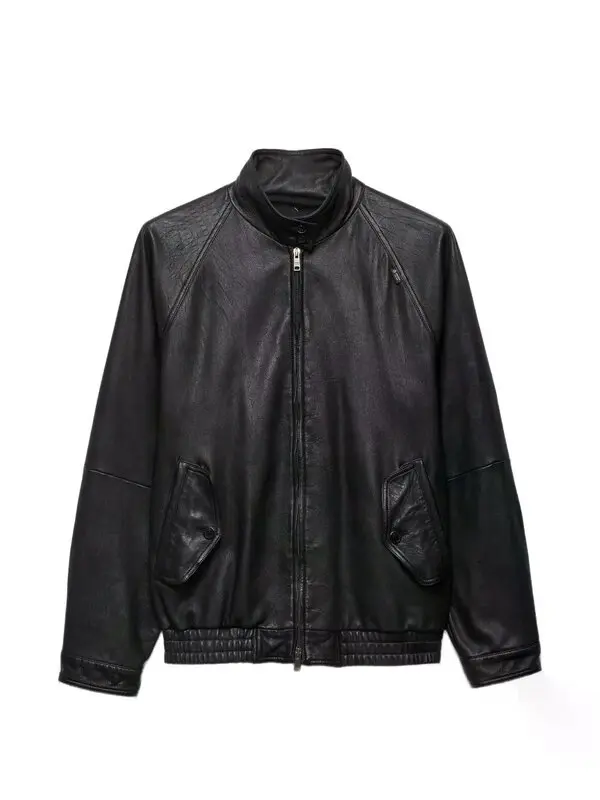 Prada Nappa Leather Blouson Jacket
