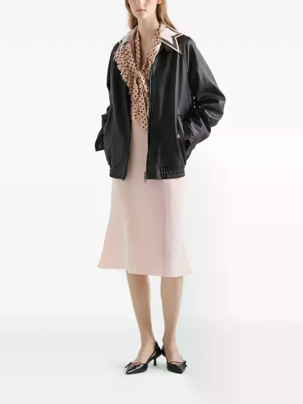 Prada Nappa Leather Blouson Jacket