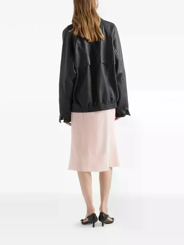 Prada Nappa Leather Blouson Jacket