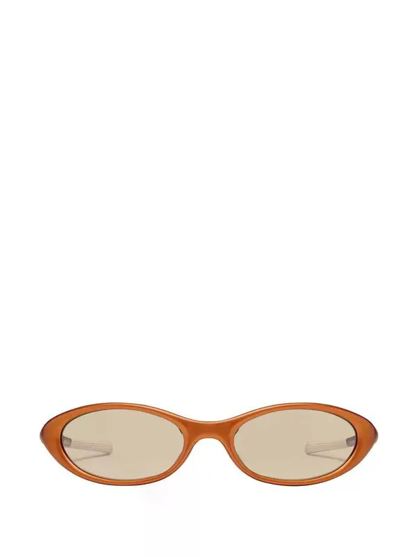 GENTLE MONSTER Oval Frame Sunglasses - Orange