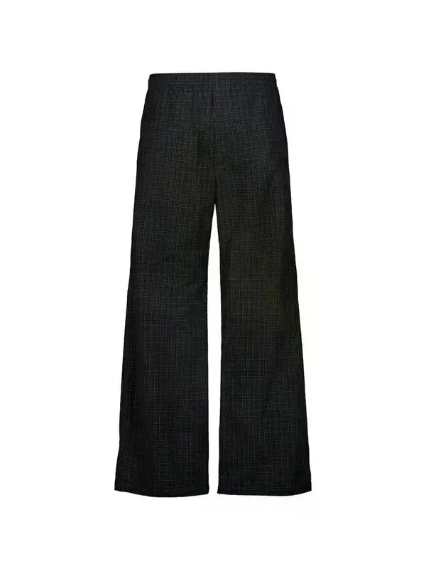 Balenciaga Check Tailored Track Pants - Blue