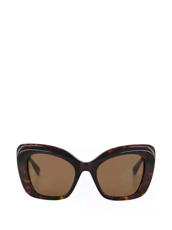 Balenciaga Diva Butterfly Sunglasses - Brown