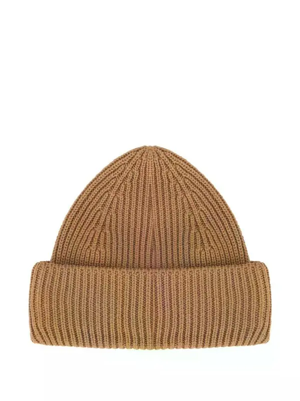 ROBERTO COLLINA Ribbed Knit Beanie - Neutrals