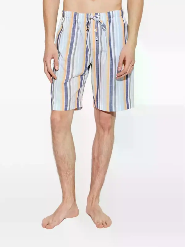 Hanro Striped Drawstring Shorts