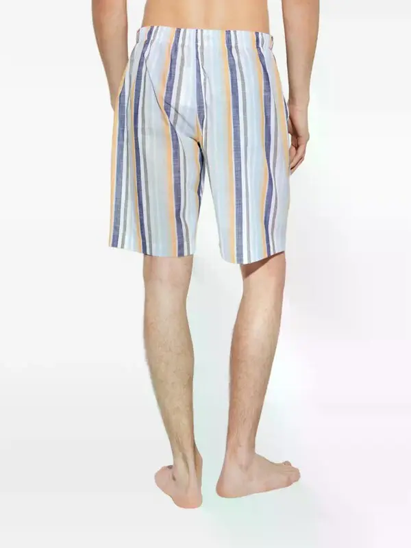 Hanro Striped Drawstring Shorts