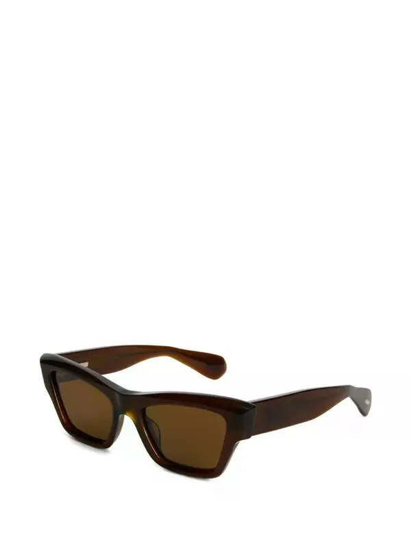 JIL SANDER Cat Eye Frame Sunglasses - Brown