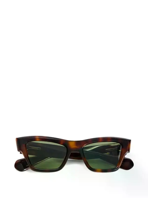JIL SANDER Cat Eye Frame Sunglasses With Tortoiseshell Effect - Brown