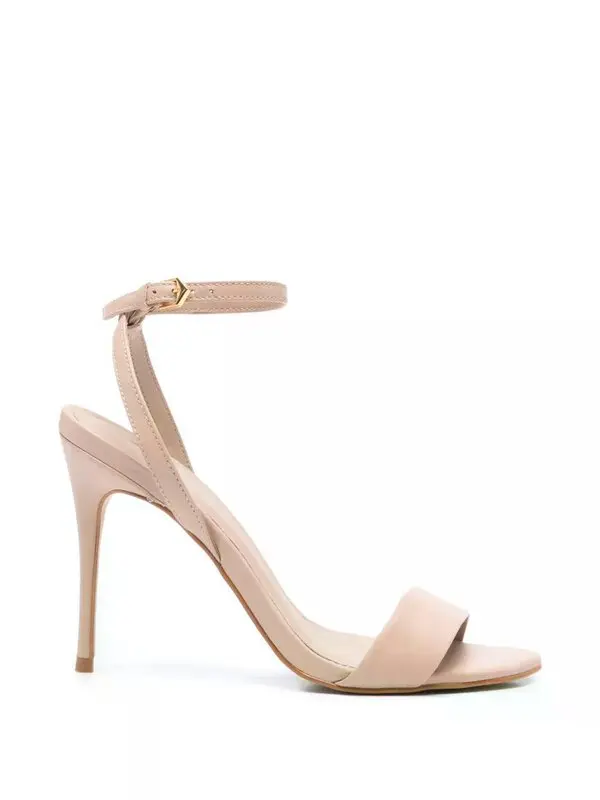 ANDREA CARRANO Leather Stiletto Sandals - Pink