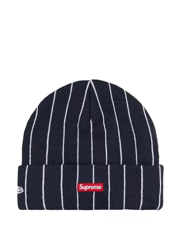 Supreme New Era Devil S Pinstripe Beanie Hat