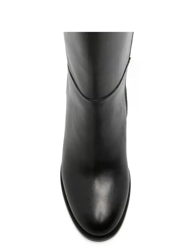 ADRIANNA FERETTI Knee-high Zip-up Block Heel Boots