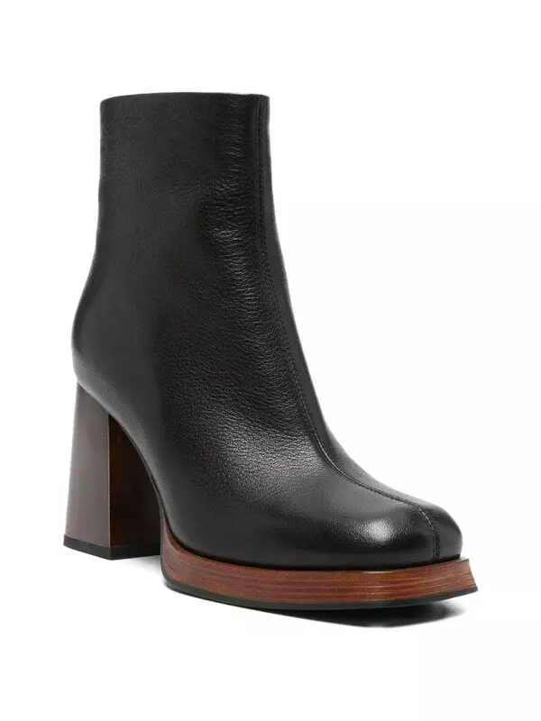 ADRIANNA FERETTI Square-toe Block Heel Boots