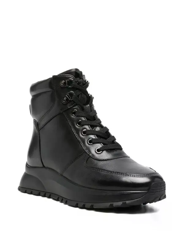 ADRIANNA FERETTI Lace-up Leather Boots