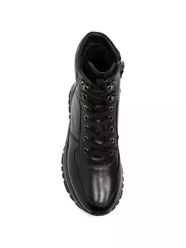 ADRIANNA FERETTI Lace-up Leather Boots