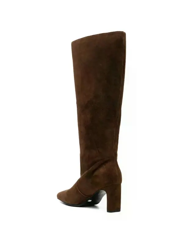 ADRIANNA FERETTI Pointed-toe Suede Knee-high Boots