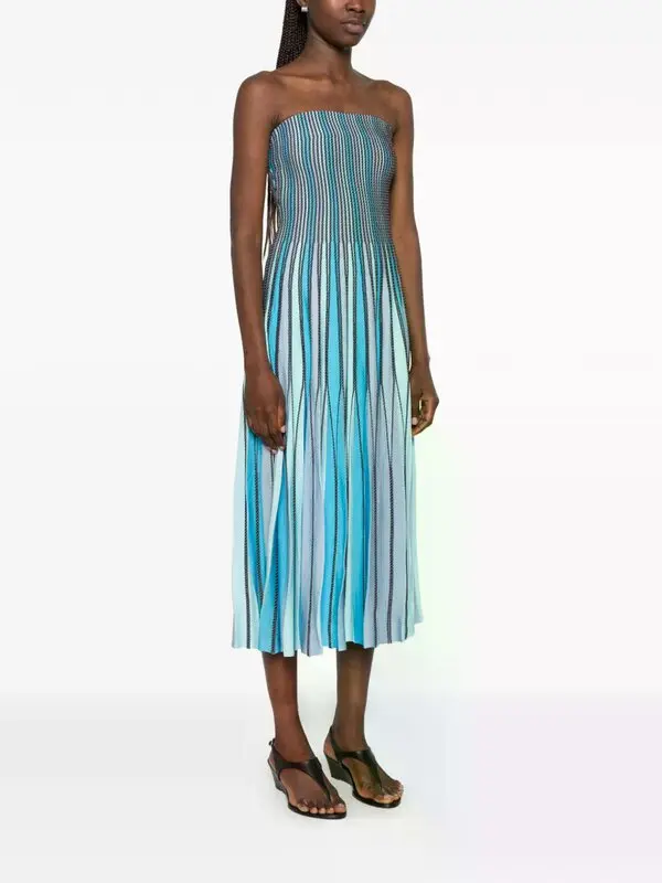 Simkhai Soleil Striped Midi Dress