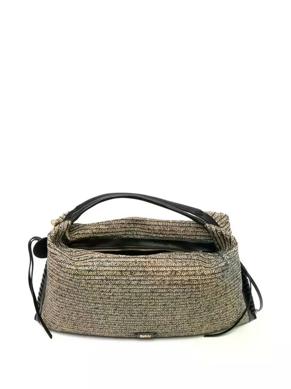 Dkny Woven Design Logo Detail Tote Bag
