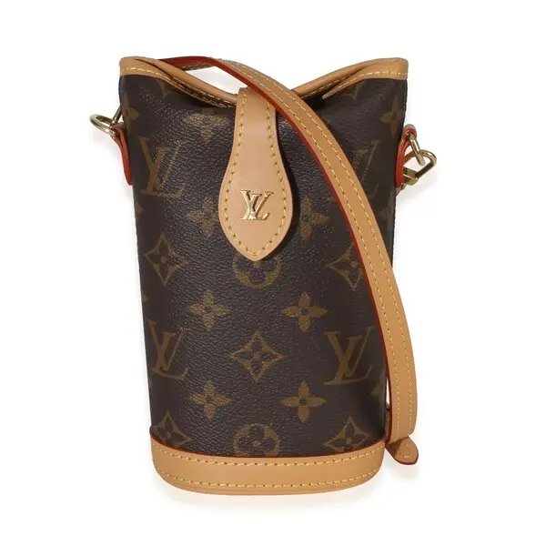 LOUIS VUITTON Monogram Canvas Fold Me Pouch - Brown