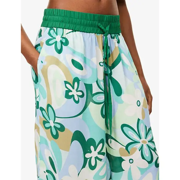 IT'S 9PM Antibes Floral-print Woven Pyjama Set
