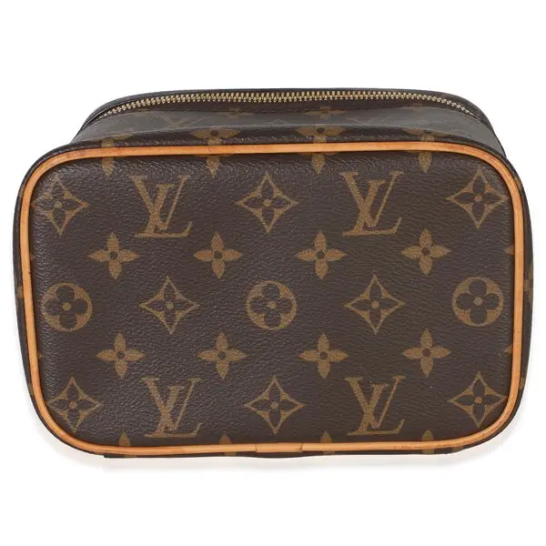 LOUIS VUITTON Monogram Canvas Nice Vanity Case - Brown