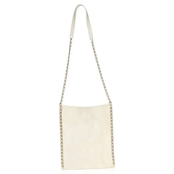 Chanel Quilted Calfskin Flat Tote