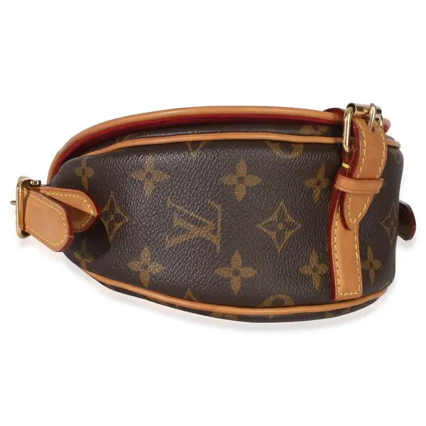 LOUIS VUITTON Monogram Canvas Tambourin Nm Shoulder Bag - Brown