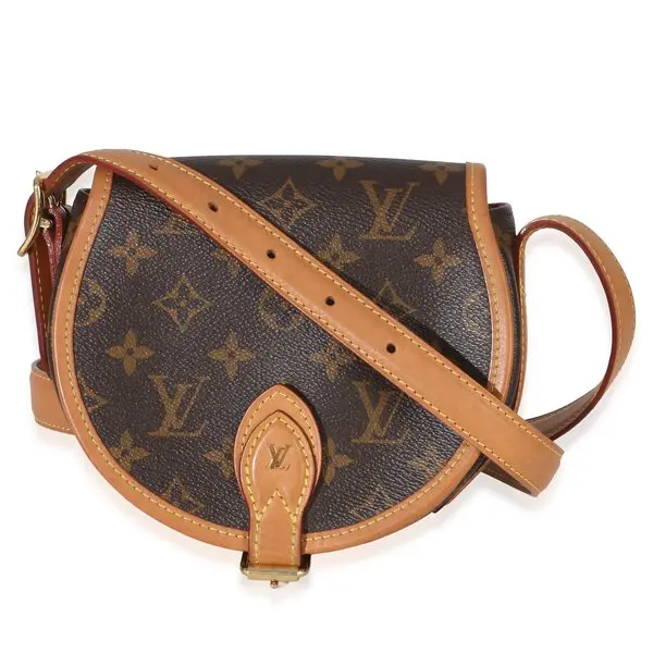 LOUIS VUITTON Monogram Canvas Tambourin Nm Shoulder Bag - Brown