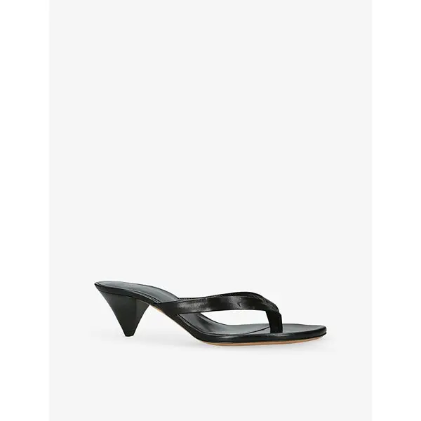 JUDE Rooty Leather Heeled Sandals