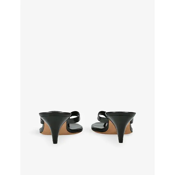 JUDE Rooty Leather Heeled Sandals