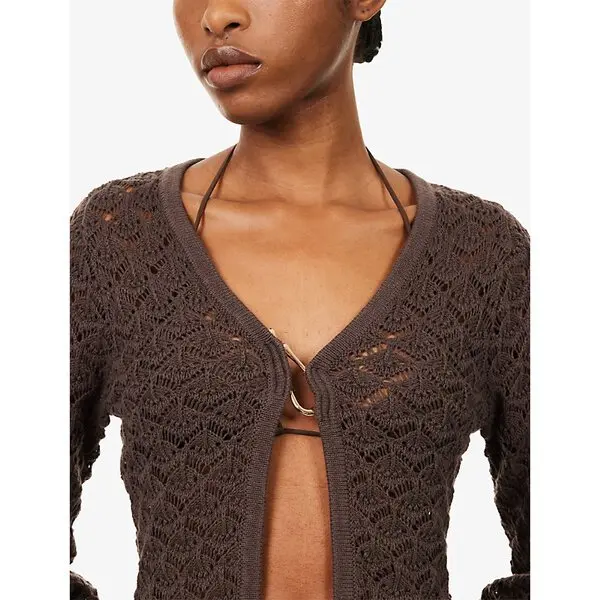 4TH & RECKLESS Dellina V-neck Knitted Top