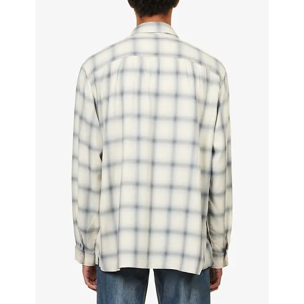 Our Legacy Every Checked Woven Shirt - Brown Herringbone