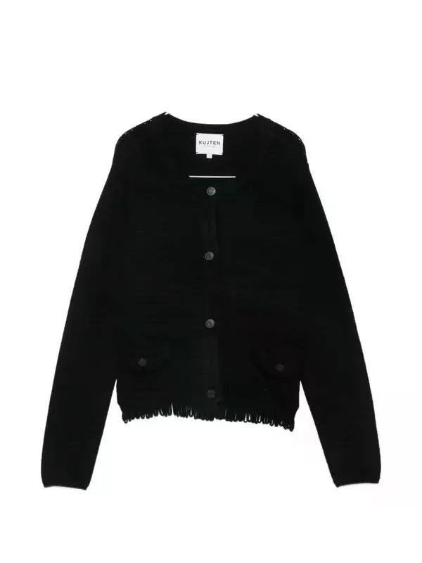 KUJTEN Sevilla Fringed-trim Cardigan