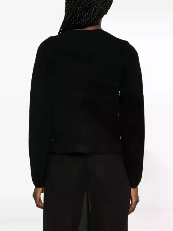 KUJTEN Sevilla Fringed-trim Cardigan