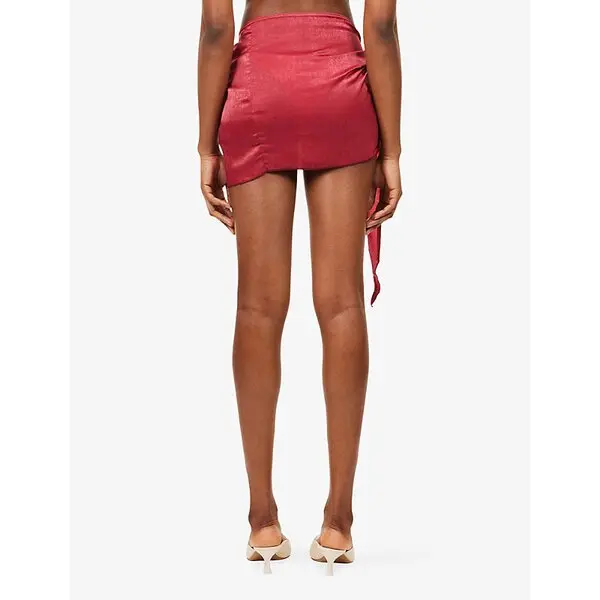 GRACEJACOB Cherry Shimmer Woven Sarong