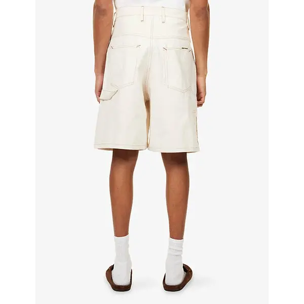 STORY MFG. Lush Carpenter Pleated Cotton Shorts