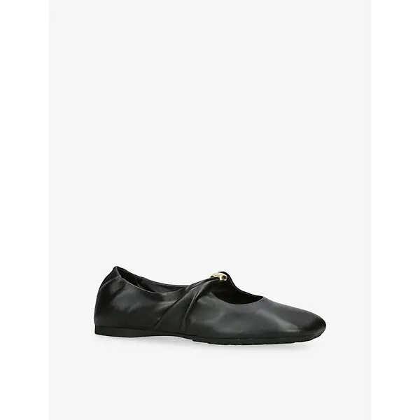 Loewe Pebble Soft Leather Ballet Flats