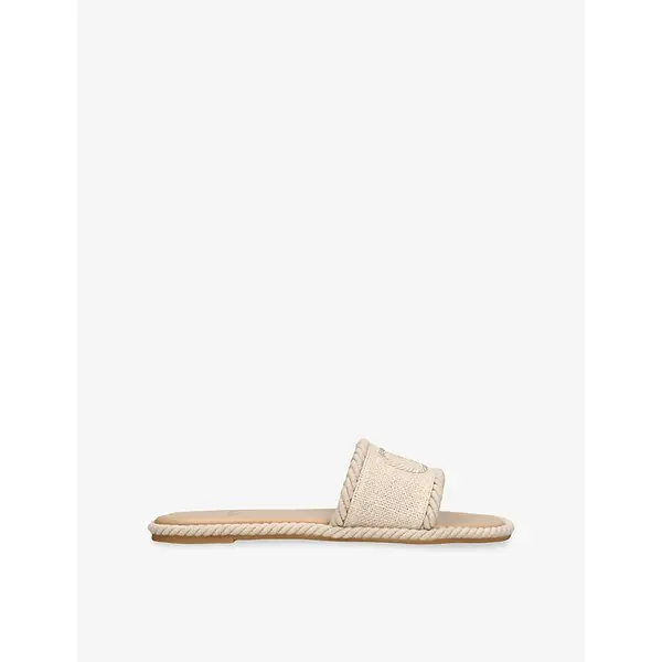 Valentino Garavani Vlogo Torchon Slide Sandals