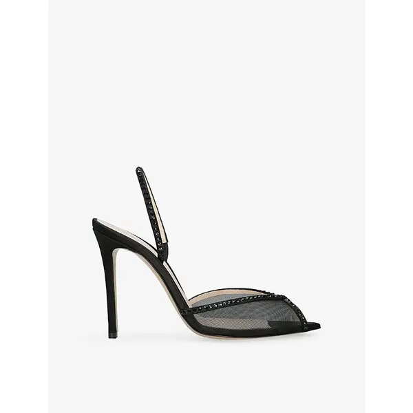 ANDREA WAZEN Katy 105 Mesh Slingbacks