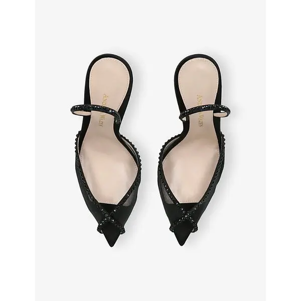 ANDREA WAZEN Katy 105 Mesh Slingbacks