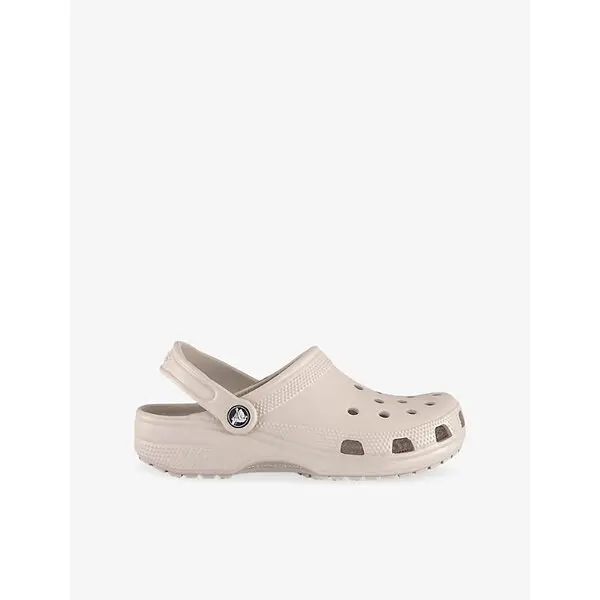 CROCS Classic Rubber Clogs With Perforated Design And Slingback Strap