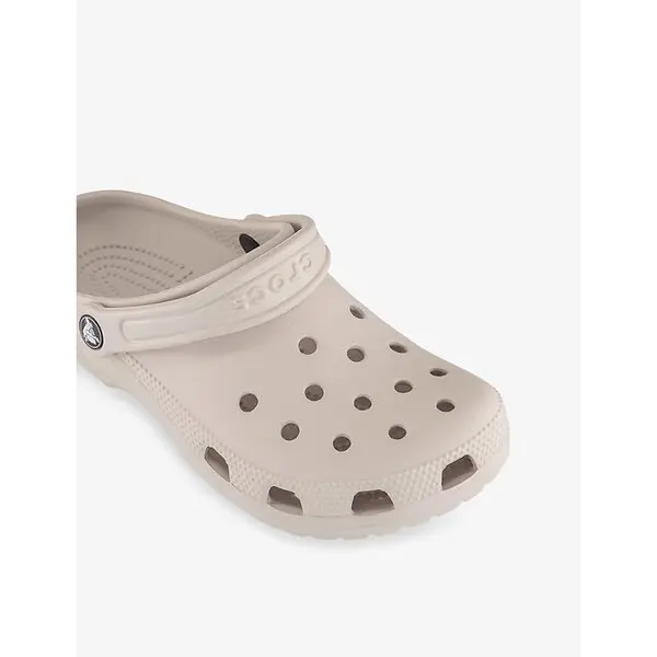 CROCS Classic Rubber Clogs With Perforated Design And Slingback Strap