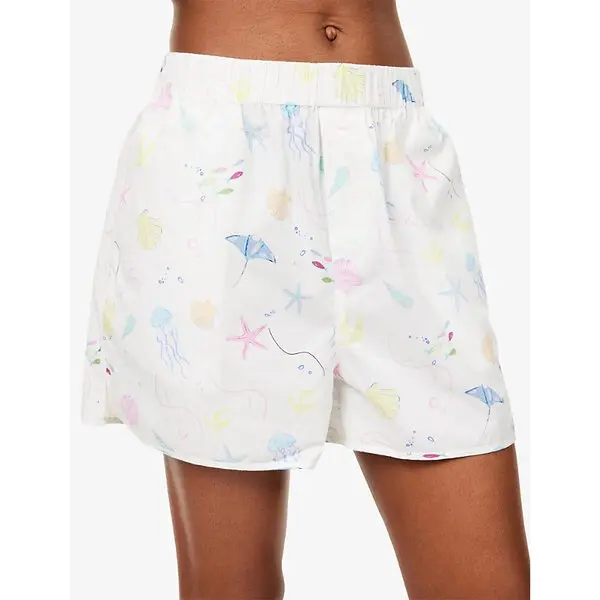 IT'S 9PM X Oceanus Jessie Sealife-print Cotton Pyjama Set